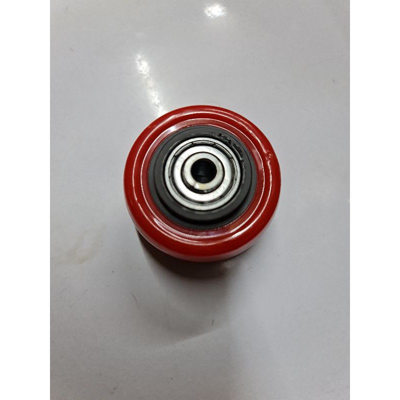 Jual Roda etalase /roda rak /pu merah 2 inch onley | Shopee Indonesia