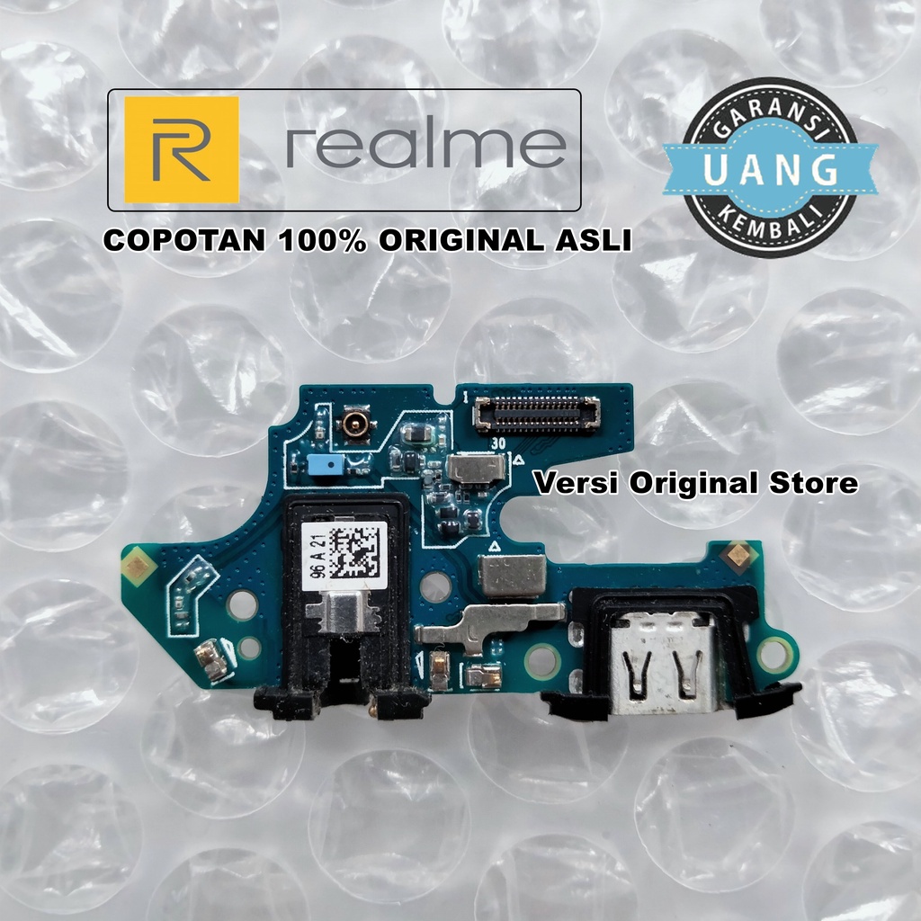 Jual PAPAN PCB KONEKTOR CAS REALME C2 / OPPO A1K ORIGINAL COPOTAN ...
