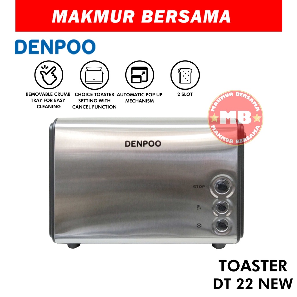 Jual Denpoo Toaster DT 022 | Shopee Indonesia
