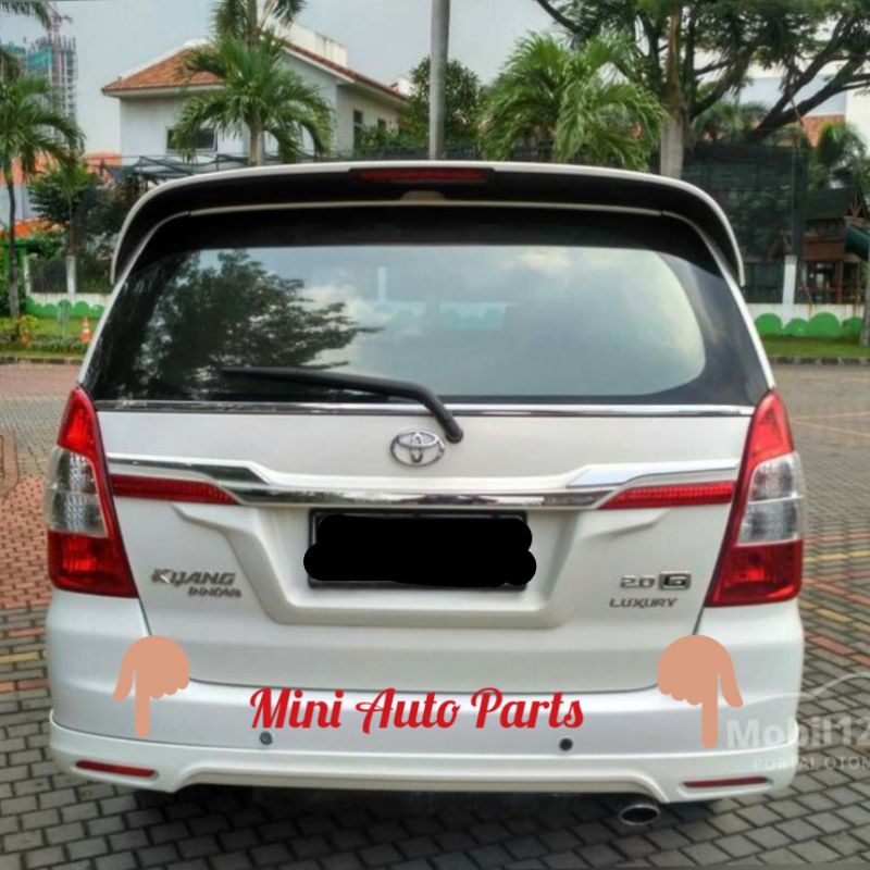 Jual BODYKIT / Spoiler / Body Kit / BELAKANG Innova V Luxury G Original ...