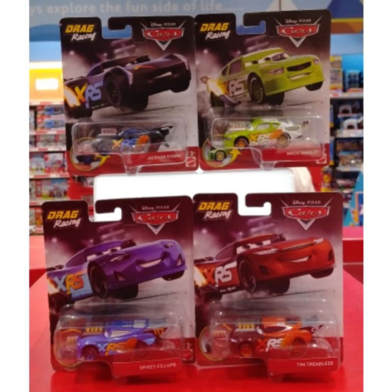 Jual sale mainan: Disney Pixar Cars Drag Racing Jackson Storm /Brick ...