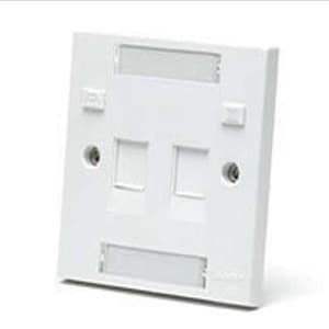 Jual Commscope Faceplate LAN RJ45 2 Hole | Shopee Indonesia