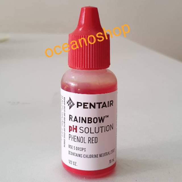 Jual pH Test Refill Phenol Red Solution 15 ml Pentair Rainbow | Shopee ...