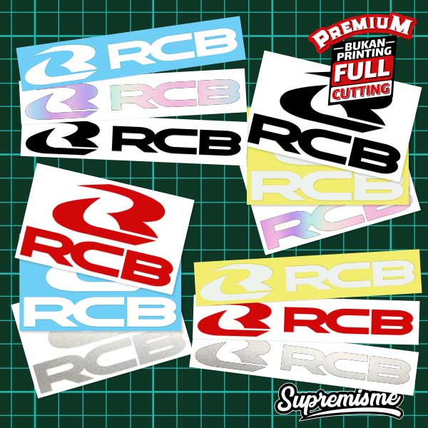 Jual Stiker RCB / Sticker Racing RCB / Stiker Viral RCB / Sticker Motor ...