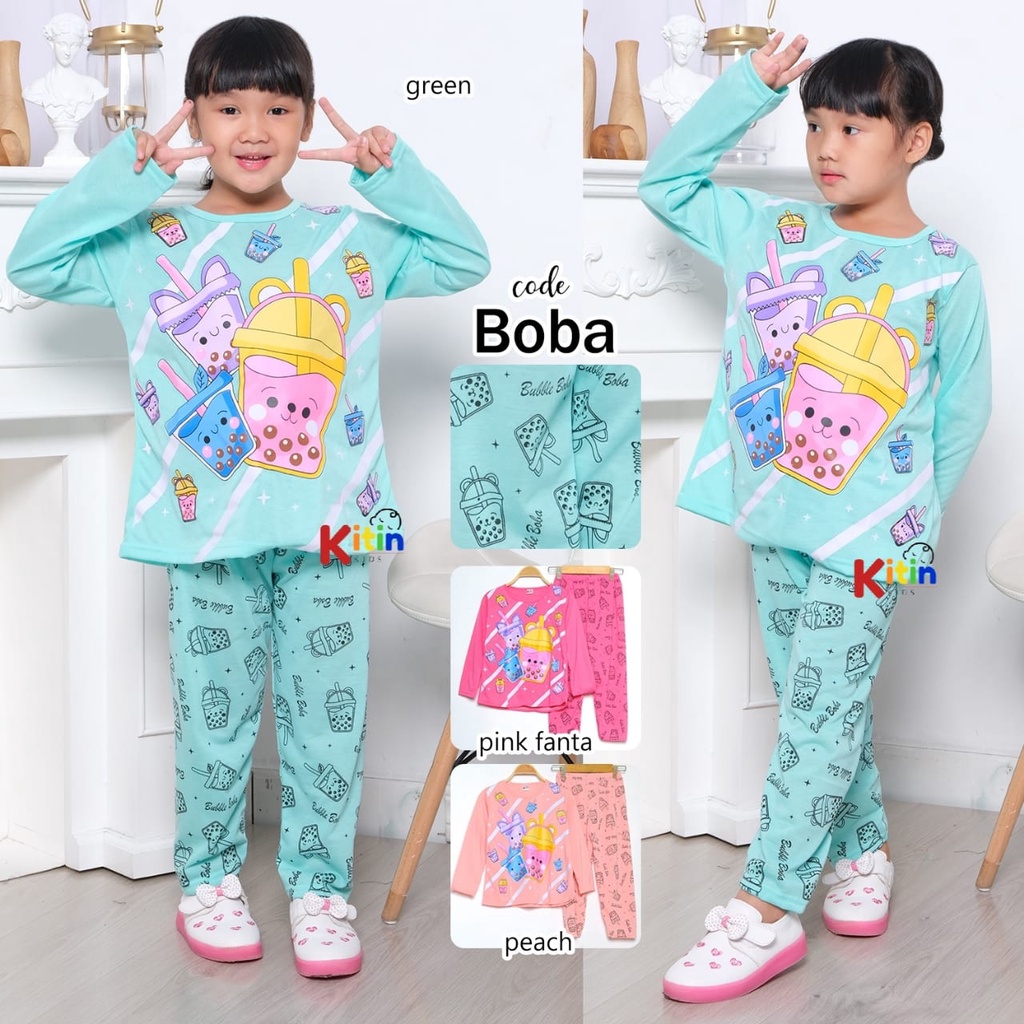 Jual KITIN - SETELAN PIYAMA DAN BAJU TIDUR ANAK PEREMPUAN/CEWEK ABG JUMBO TANGGUNG MOTIF BUBBLE ...