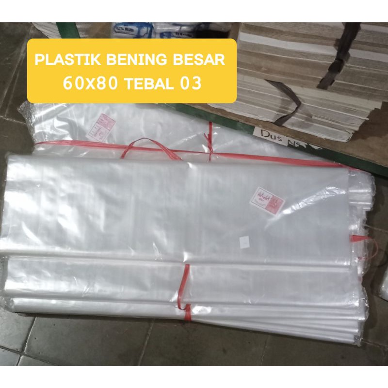 Jual Plastik bening besar 60x80x03 isi 20lembar | Shopee Indonesia