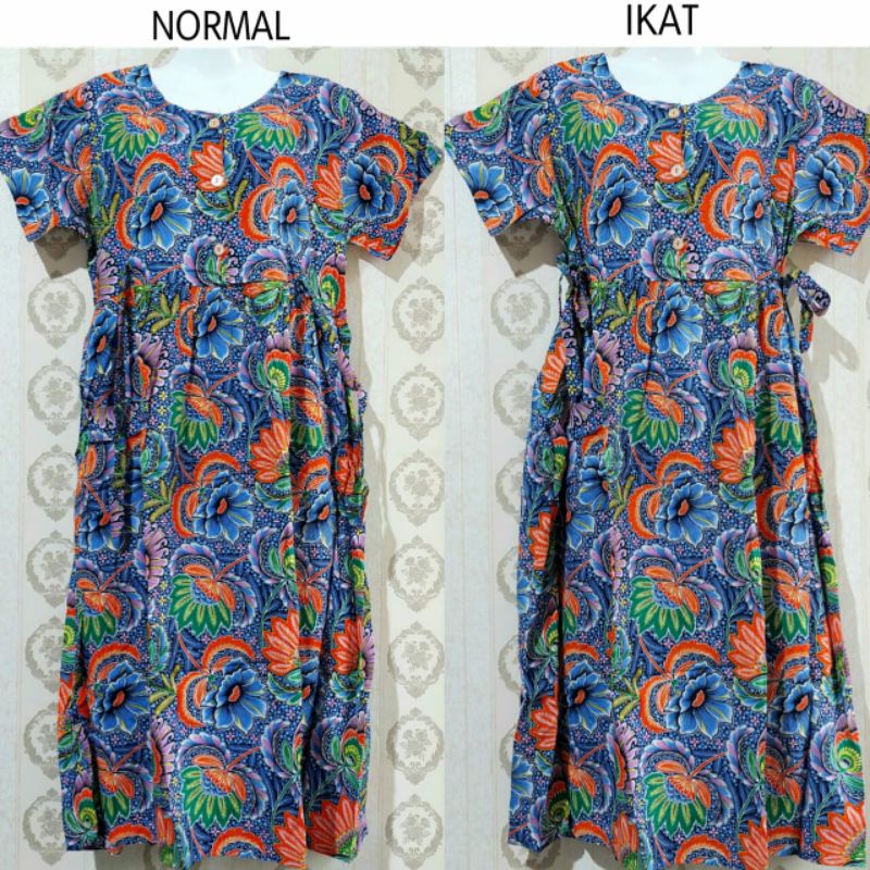 Jual Kencana Ungu Daster Batik Label Biru | Shopee Indonesia