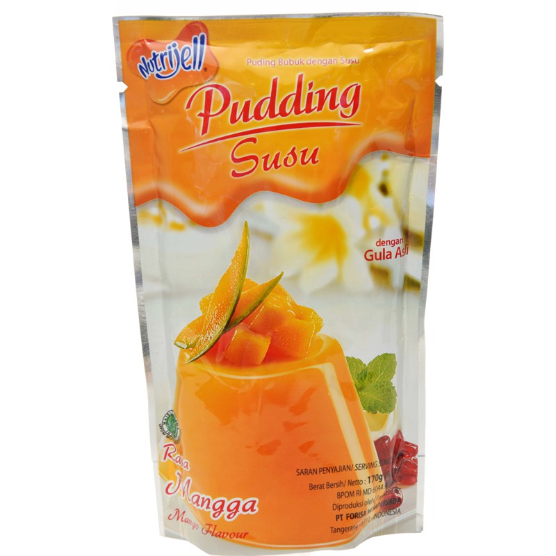 Jual Nutrijell Pudding Susu Rasa Mangga 170g | Shopee Indonesia