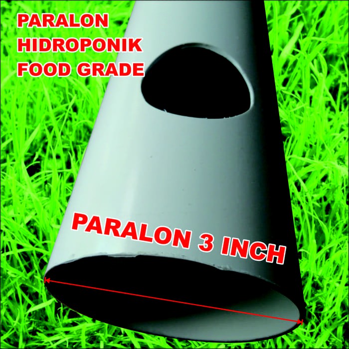 Jual PARALON 3 INCH HIDROPONIK DFT PANJANG 1 METER 6 LUBANG | Shopee ...