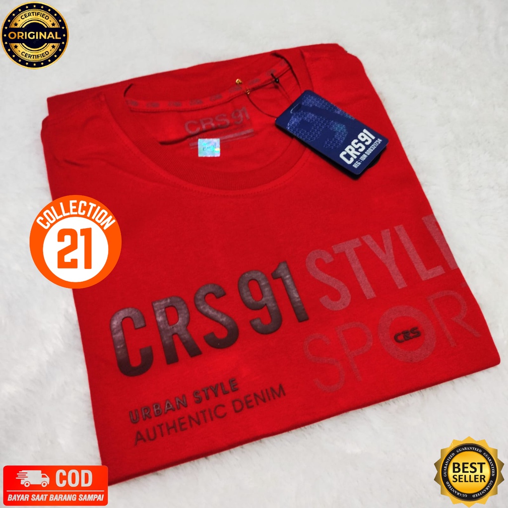 Jual Kaos Distro Cresida Pria Brand | Kaos CRS 91 Tersedia Ukuran JUMBO | Baju Cowok Dewasa ...