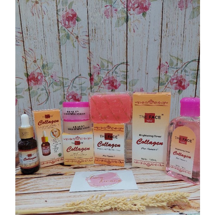 Jual Paket Cream Collagen Krim Colagen The Face Ori BPOM INDONESIA ...
