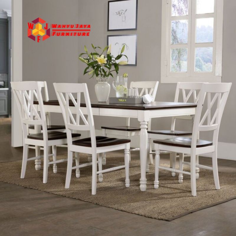 Jual Meja Makan Minimalis Modern 6 Kursi | Shopee Indonesia