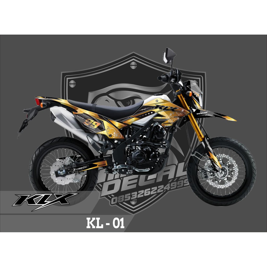 Jual sticker decal kawasaki dtracker KL 01 | Shopee Indonesia