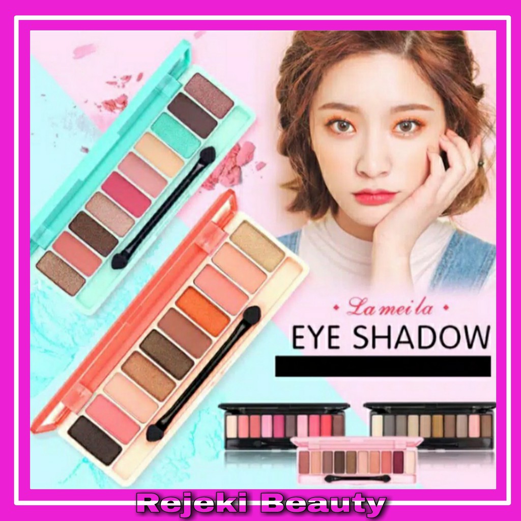 Jual LAMEILA EYESHADOW PALETTE 10 COLORS | Shopee Indonesia