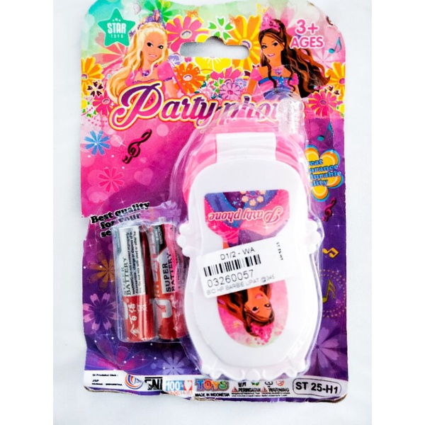 Jual Mainan Hp barbie lipat SNI murah MAIN ANAK perempuan cewek PARTY ...