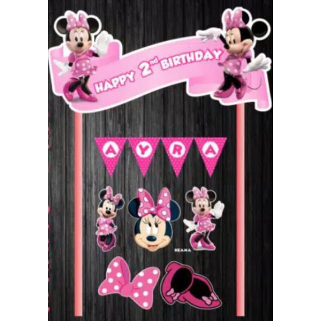 Jual PRINTABLE BIRTHDAY CAKE TOPPER | Shopee Indonesia