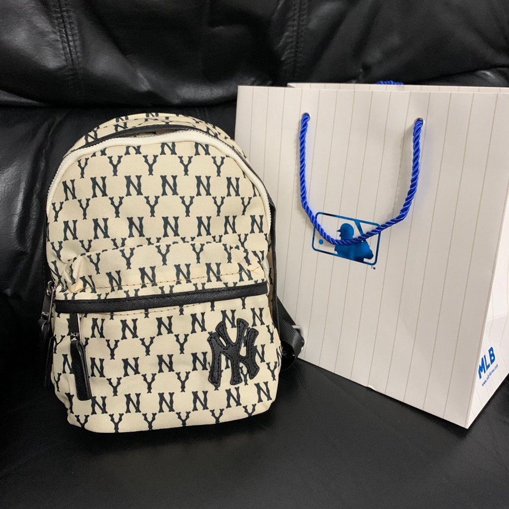 Jual TAS RANSEL NEW ERA MONOGRAM ORIGINAL CREAM / TAS RANSEL NEW ERA ...