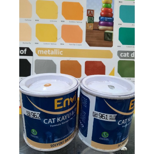 Jual CAT KAYU & BESI 0,1lt METALLIC EMAS SILVER BRONZE 0,1Lt | Shopee ...