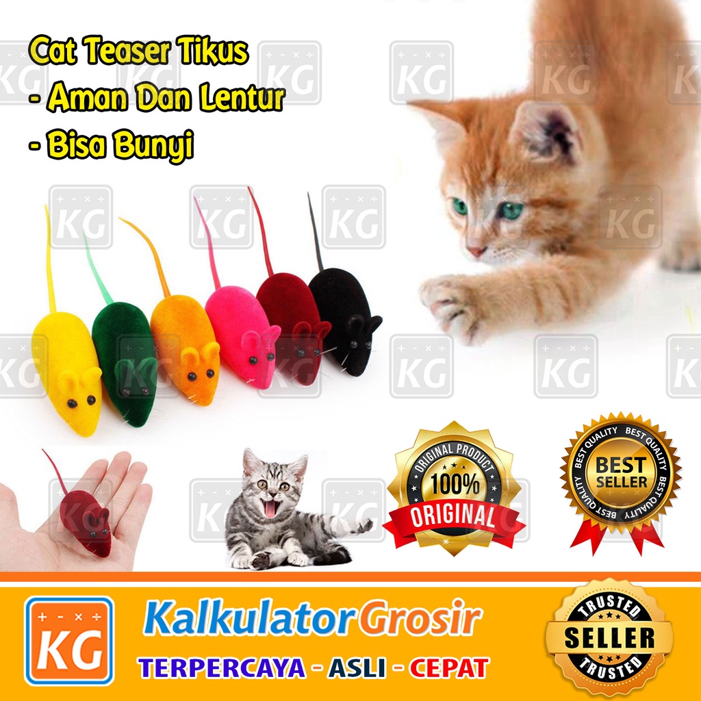 Jual Mainan Kucing Cat Teaser Cat Toys Mouse Kucing Bentuk Tikus ...