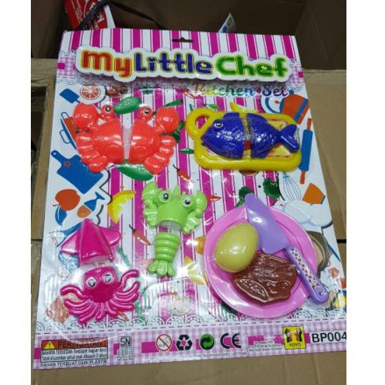 Jual Mainan Anak my little Chef Kitchen Set ( BP004 ) | Shopee Indonesia