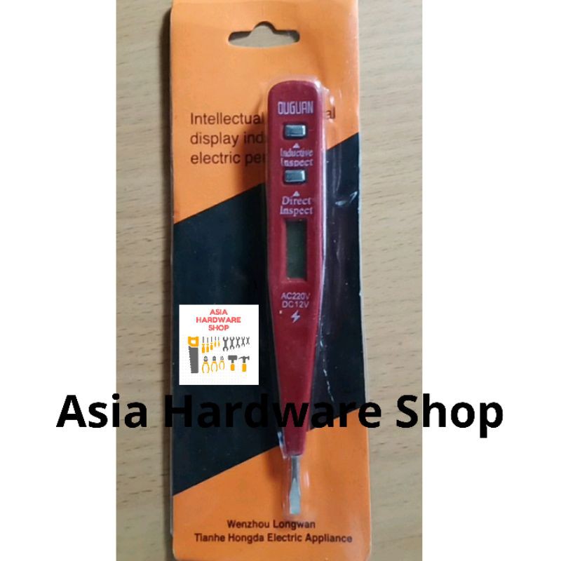 Jual Tespen Digital Pen Tester Elektrik Voltage Ac - Dc 12v - 220v ...