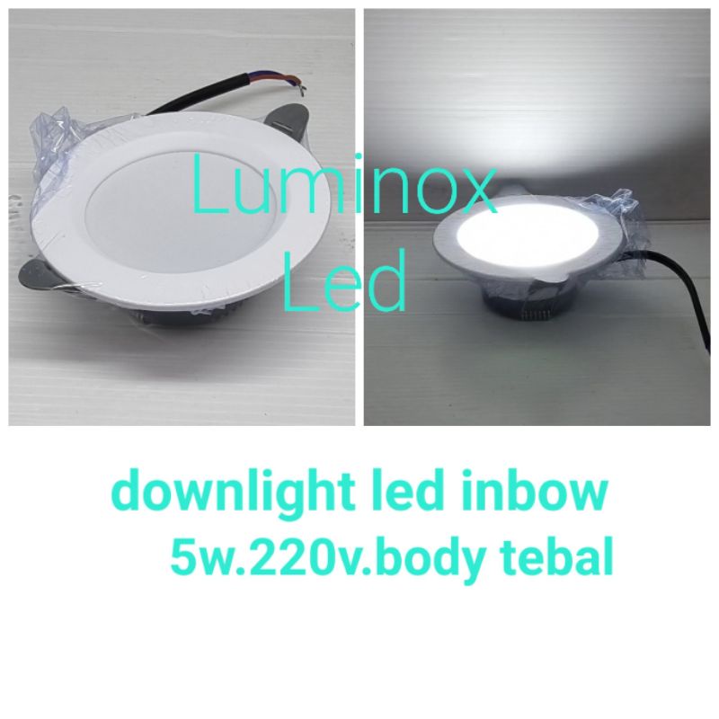 Jual downlight led panel light 5 watt 5w 5watt / ceiling plafon led 5 w ...