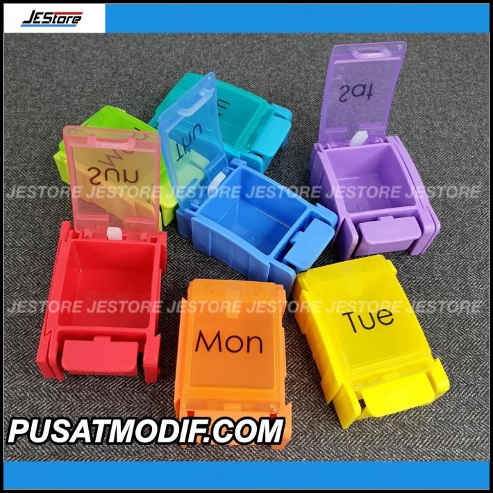 Jual Box Penyimpanan Obat - Kotak Obat Auto Open 7Box 7Color Copot ...