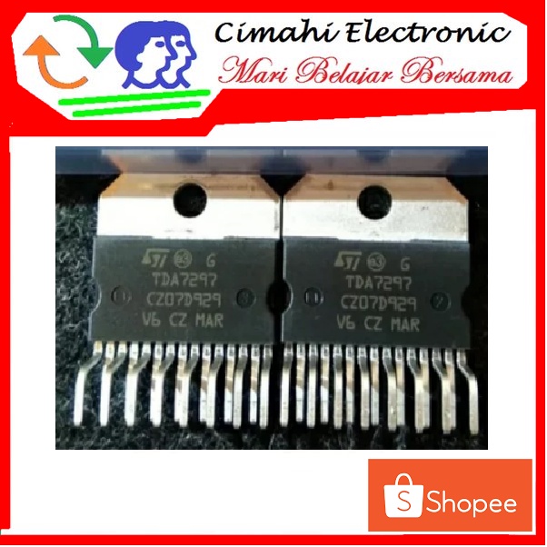 Jual IC TDA7297 15W dual bridge amplifier (ORIGINAL ST) | Shopee Indonesia