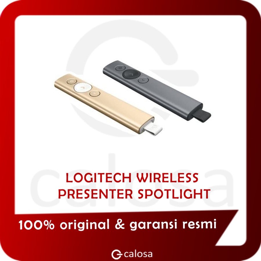 Jual LOGITECH WIRELESS PRESENTER SPOTLIGHT | Shopee Indonesia