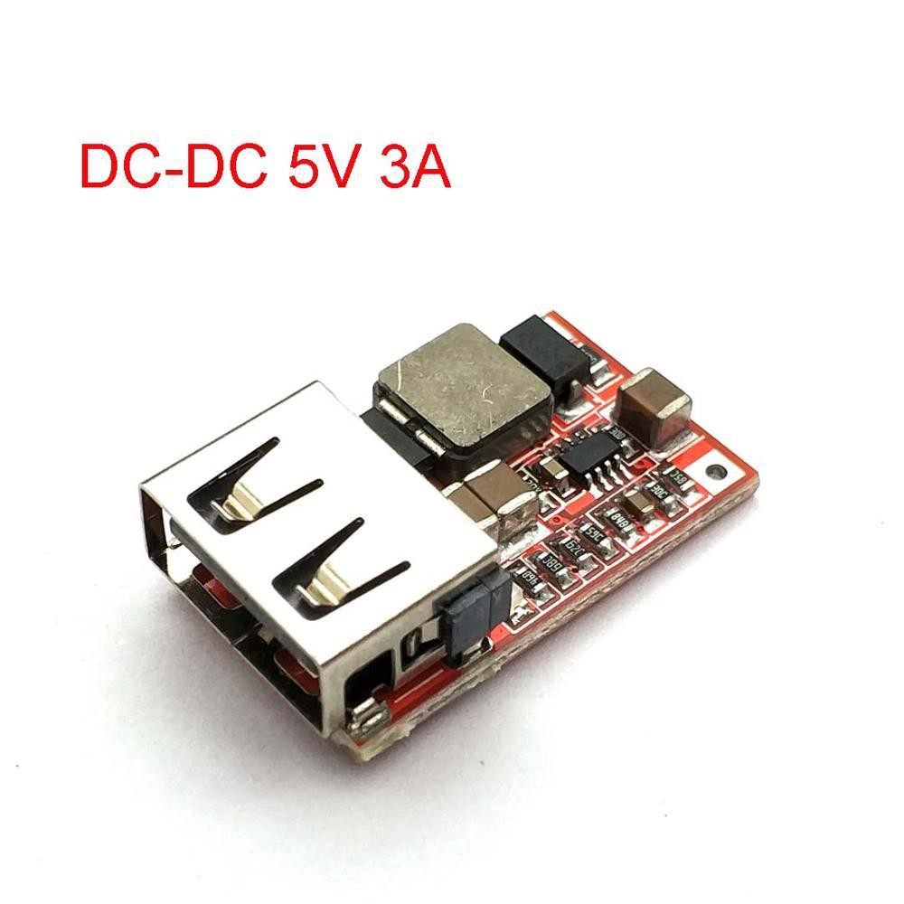 Jual USB Mini 5V 3A Input DC 6-24V Step Down Buck Converter Charger ...