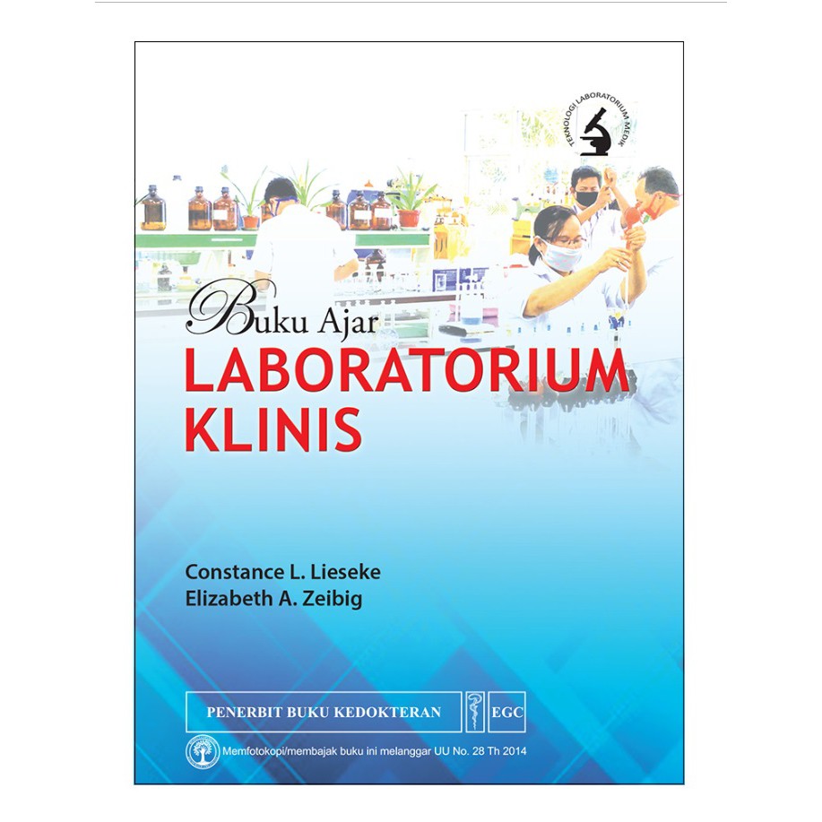 Jual Buku ORI - Buku Ajar Laboratorium Klinis Constance Lieseke ...
