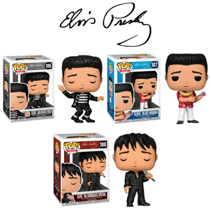 Jual Original Funko POP! Set Promotion Rocks - Elvis Presley (3 Items ...