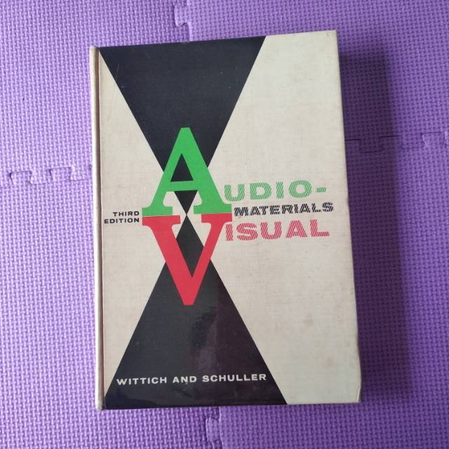 Jual Buku Audio Visual Materials Bahan Ajar Metode Audio Visual Wittich ...
