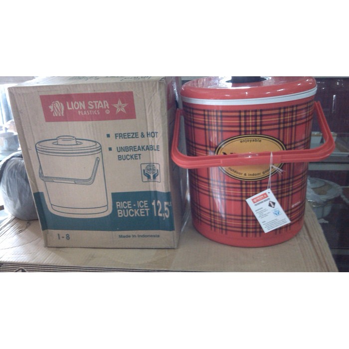 Jual Termos Nasi / Termos Es Lion Star 12,5 Liter Harga PROMO | Shopee ...