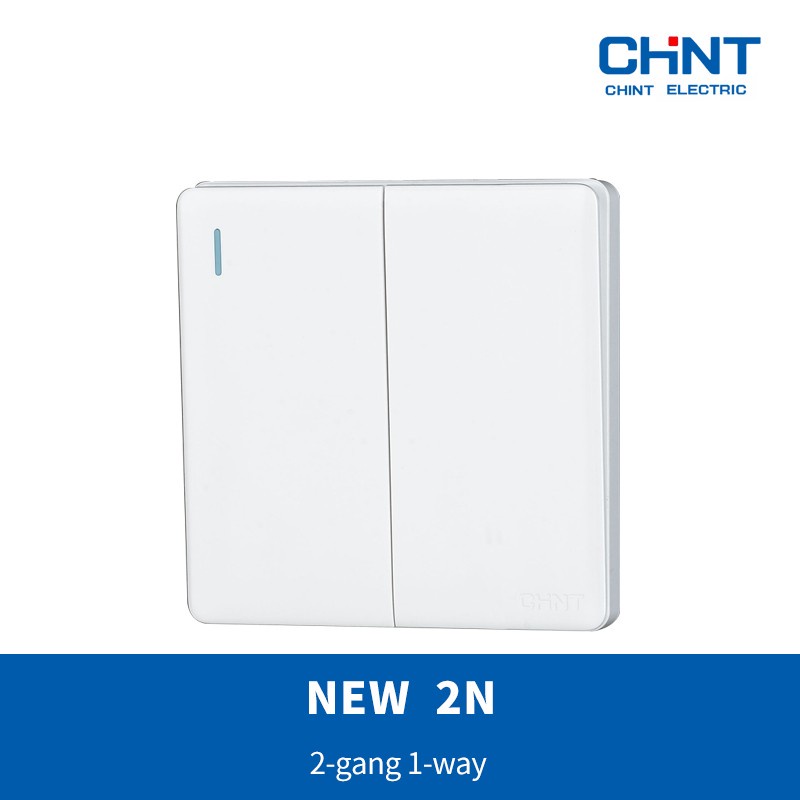 Jual Saklar 2 gang 2 way switch 10AX 250V - Saklar Lampu - CHINT N00400 ...