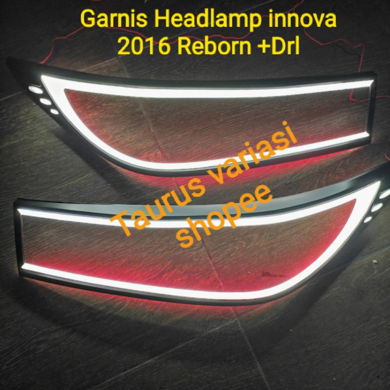 Jual Garnish depan headlamp Lampu Mobil TOYOTA INNOVA INOVA REBORN ...
