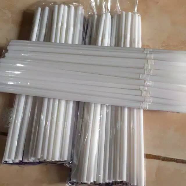 Jual PIPET PUTIH FLEXIBEL / PIPET MINUMAN PLASTIK /SEDOTAN | Shopee ...