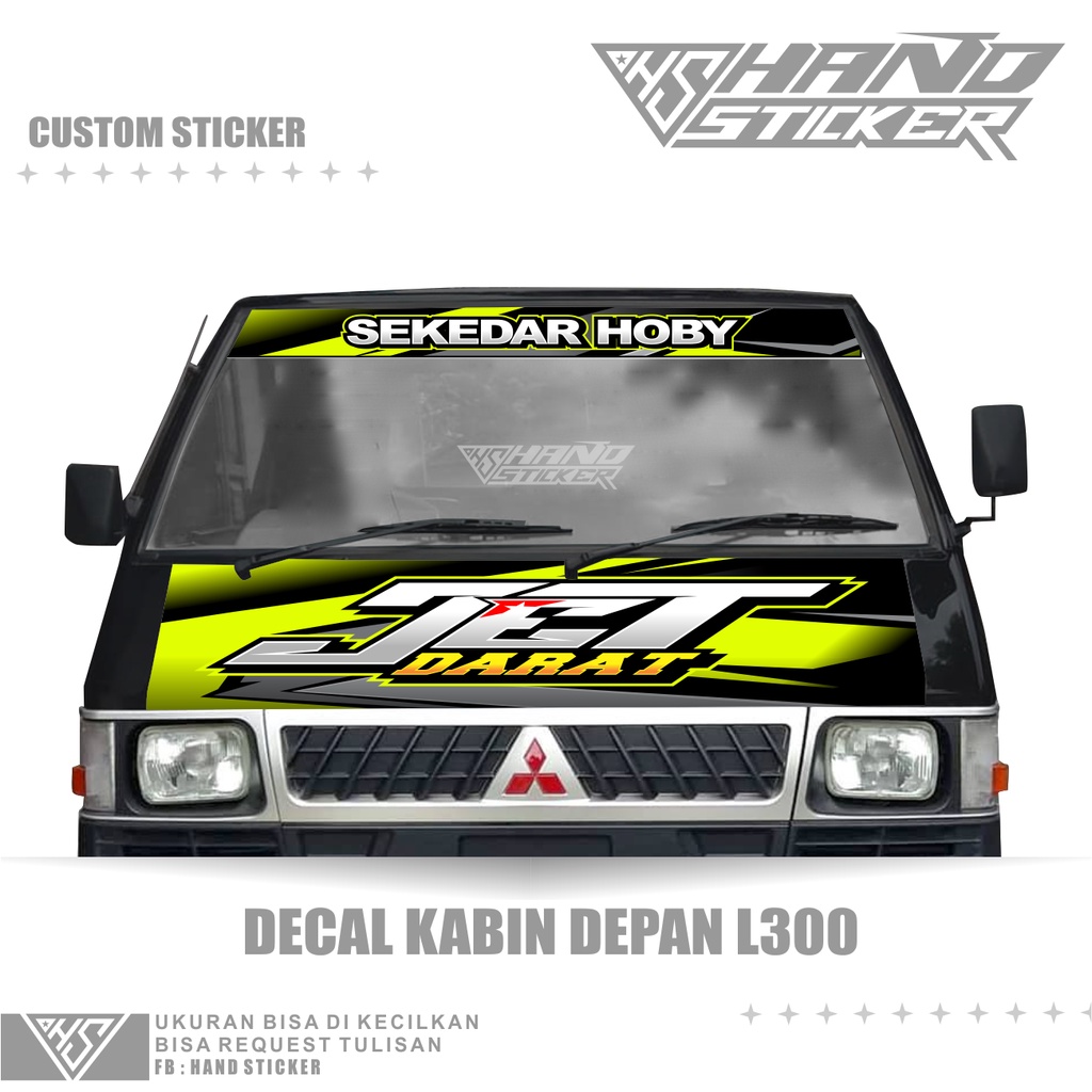 Jual Sticker l300 Atau Decal Print Custom Kabin Depan L300 Bisa Request ...