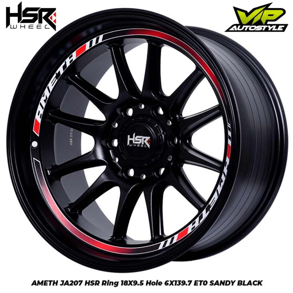 Jual Velg HSR AMETH R18 Terbaru Model Velg Lenso Venom 5 Ring 18 Lobang ...