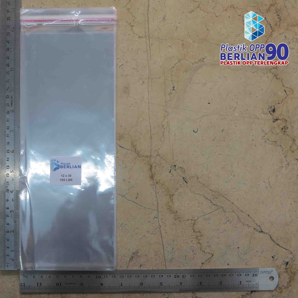 Jual Plastik 12x30 cm Plastik Opp Seal Plastik Opp Lem Plastik Opp ...