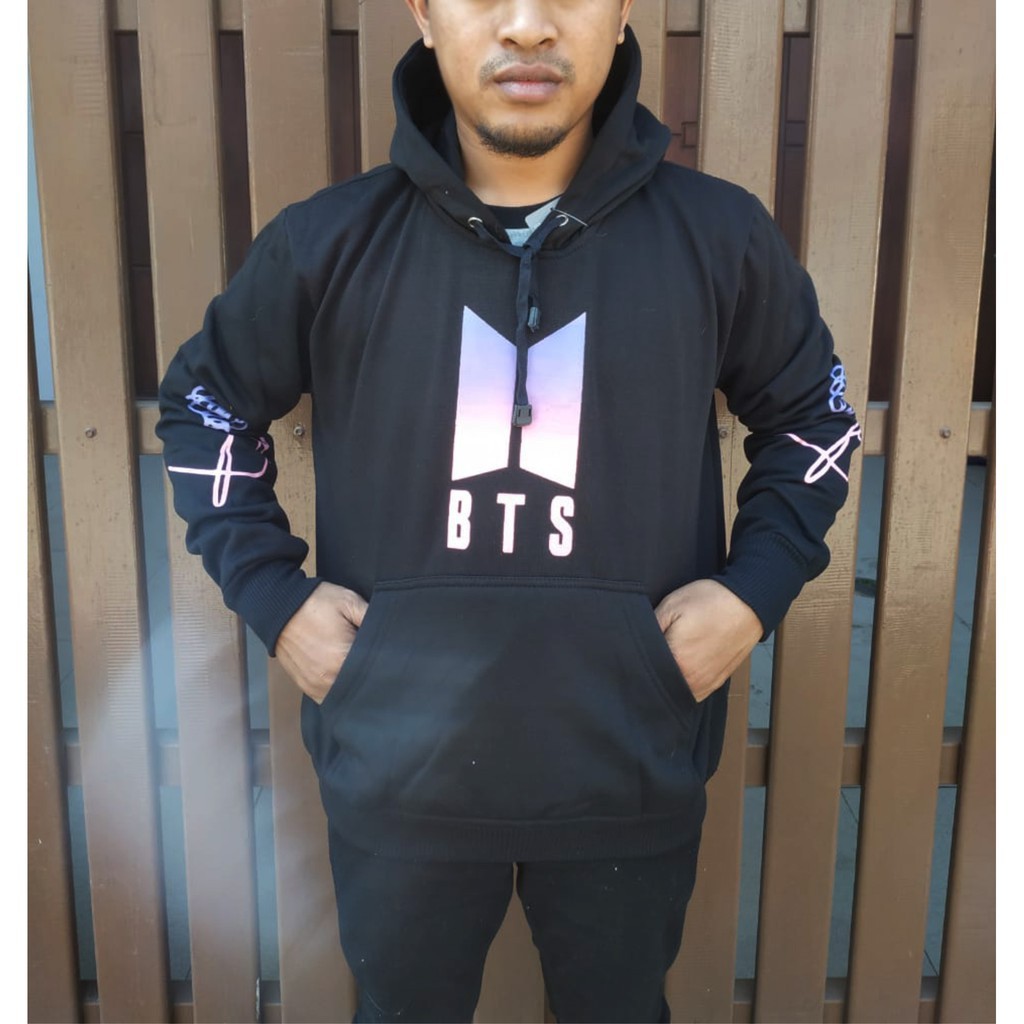 Jual Jaket Hoodie BTS BT21 JIN JUNGKOOK JHOPE V SUGA JIMIN Bahan Fleece ...