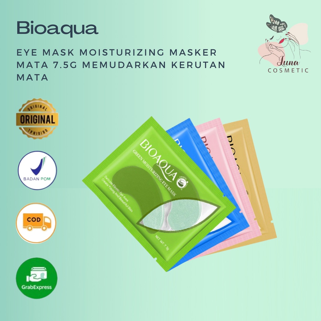 Jual BIOAQUA eye mask Moisturizing masker mata 7.5g Memudarkan kerutan ...