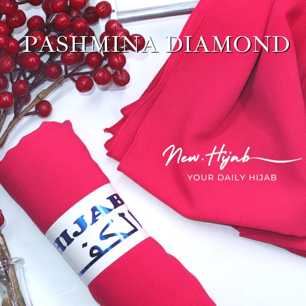 Jual PASHMINA DIAMOND PREMIUM / HIJAB PASHMINA DIAMOND 175X75 | Shopee ...