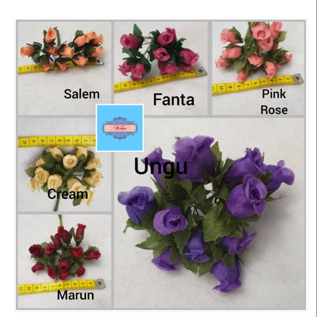 Jual Bunga rose mawar artificial mini | Shopee Indonesia