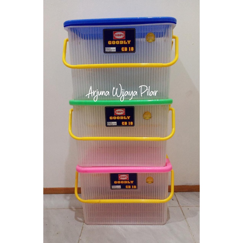 Jual SHINPO CONTAINER / CONTAINER BOX CB 18 GODLY SIP 134 +Bubblewrap ...