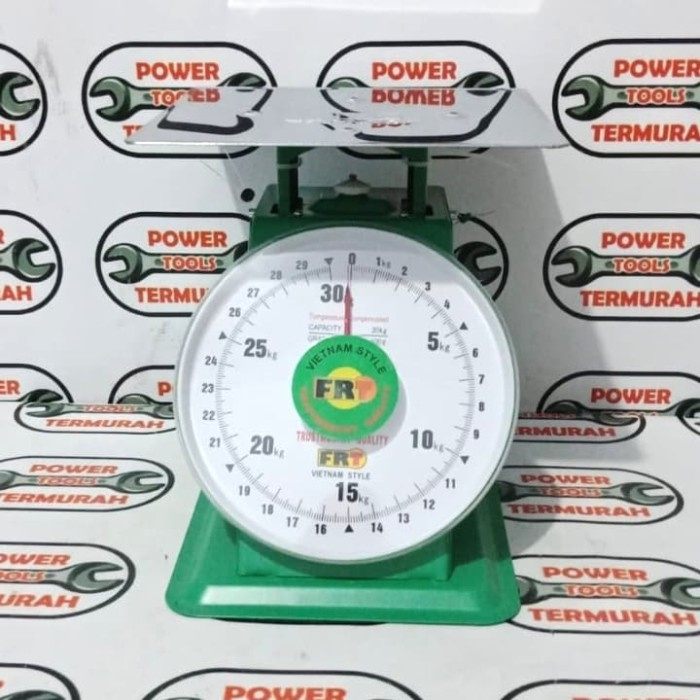 Jual Timbangan Duduk 30 KG FRT Jarum Timbangan Plat Manual 30kg Mdl ...