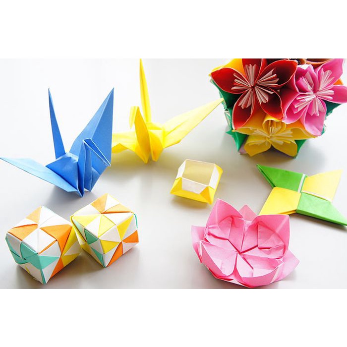 Jual Kertas Lipat Origami Dua Sisi - Double Face Fluorescent Paper ...