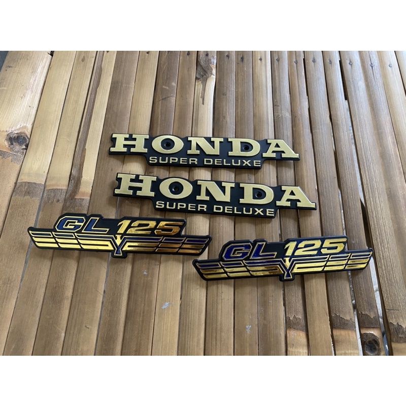 Jual PAKET SET LOGO LOGOS TIMBUL EMBLEM TULISAN HONDA SUPER DELUXE GL ...