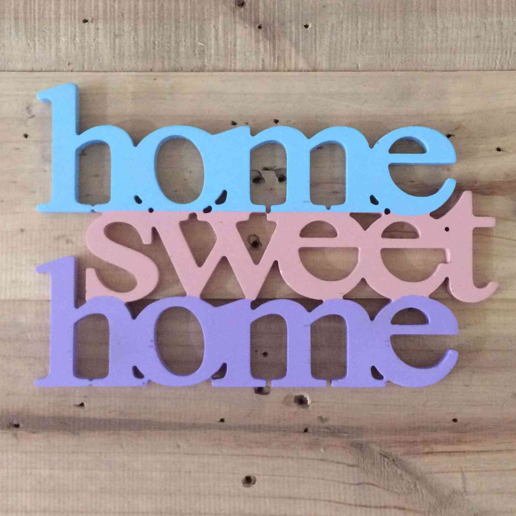 Jual Hiasan Dekorasi Dinding Tulisan Home Sweet Home | Shopee Indonesia