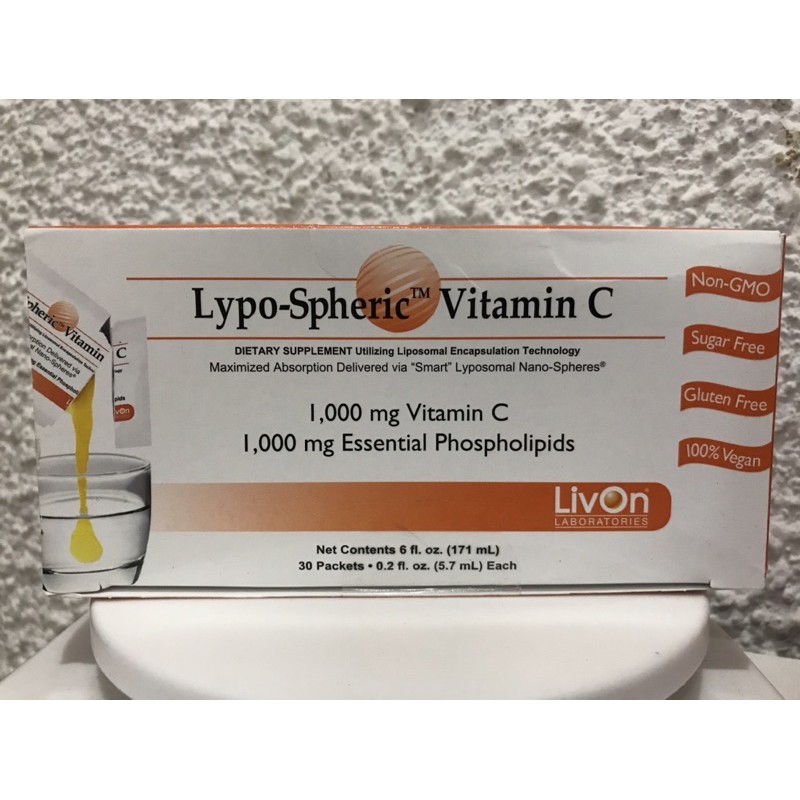 Jual Lypo-Spheric Vitamin C 1000mg Essential Phospholipids 30packets | Shopee Indonesia